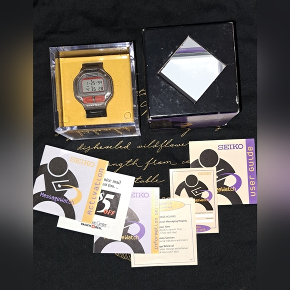 Seiko | Accessories | Seiko Message Digital Watch | Poshmark